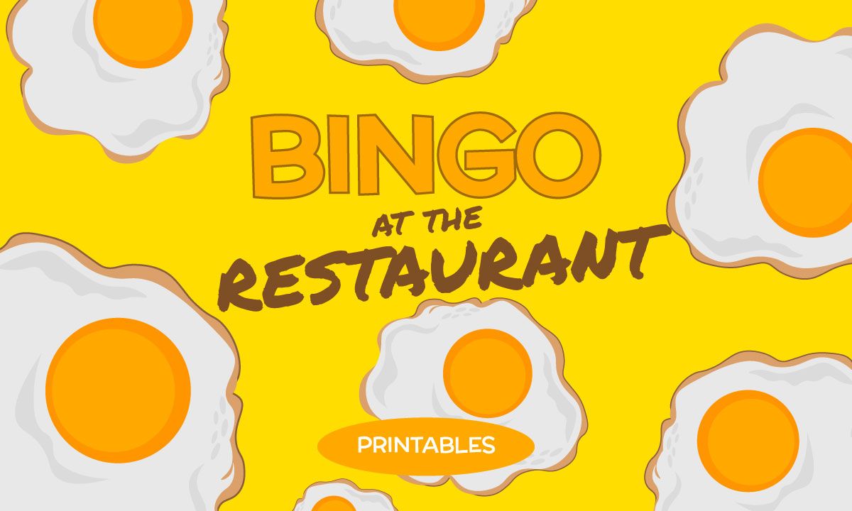 Restaurant-themed Bingo for Kids: Creative Printable Worksheets for Kids