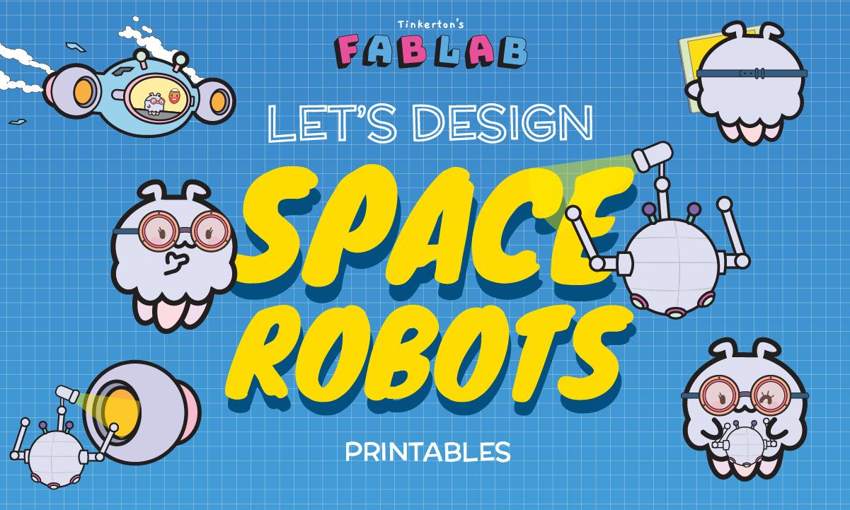Space Robots Design Challenge: Creative Printable Worksheets for Kids