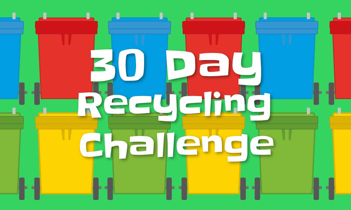 30 Day Recycling Challenge: Creative Printable Worksheets for Kids