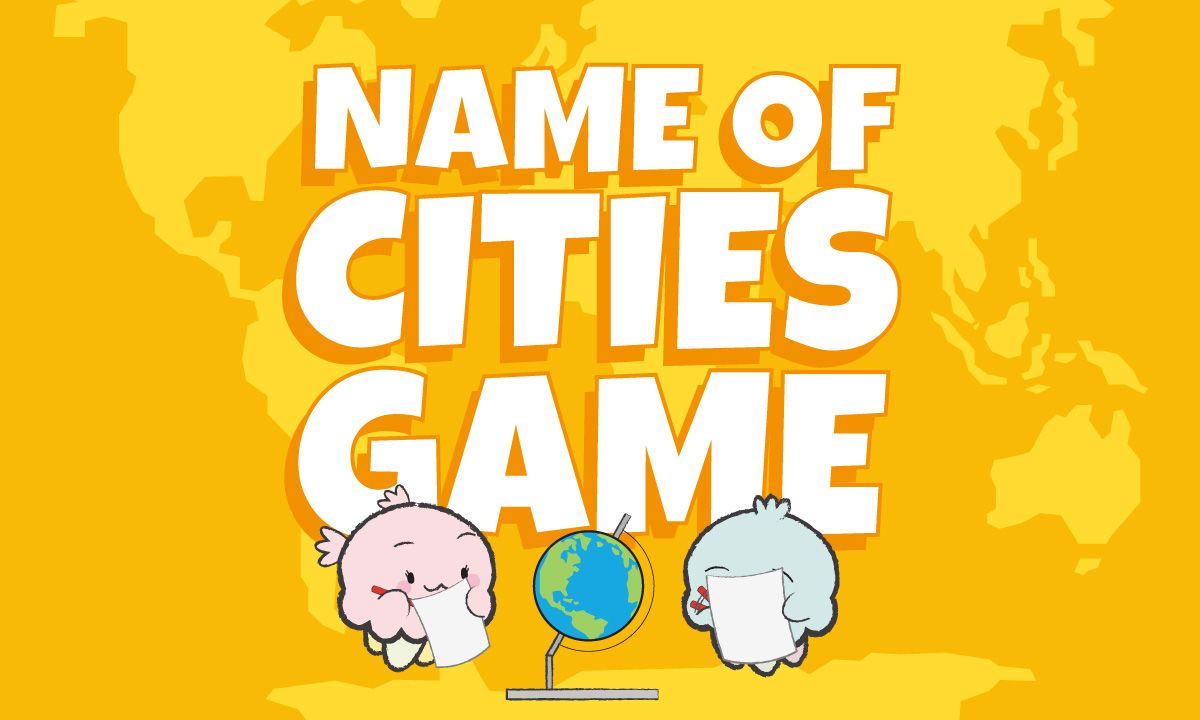 Geo-Whizz: A Printable Cities Naming Game for Kids