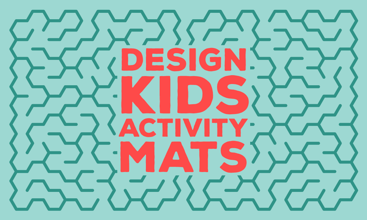 Design Kids Activity Mats: Creative Printable Worksheets for Kids