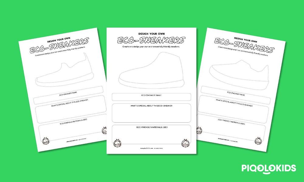 Design Eco-Friendly Sneakers: Creative Printable Worksheets for Kids