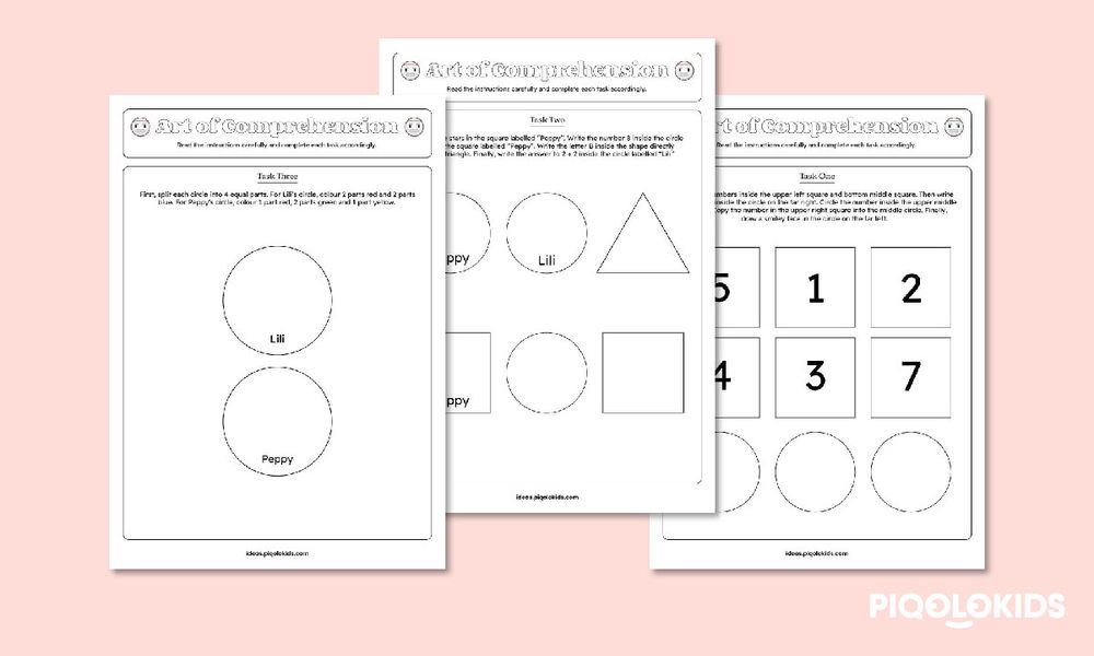 Get Better at Reading Instructions: Creative Printable Worksheets for Kids