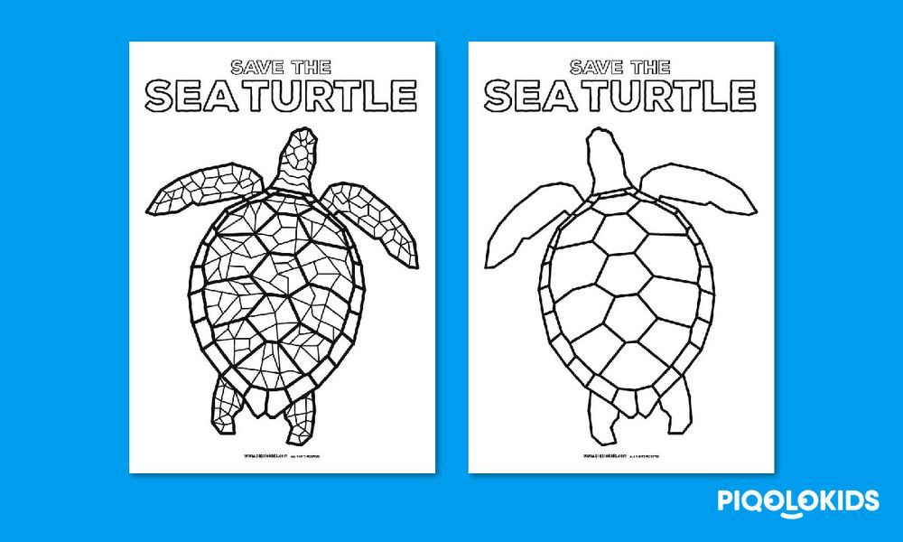 Design Save the Sea Turtle Posters: Creative Printable Worksheets for Kids