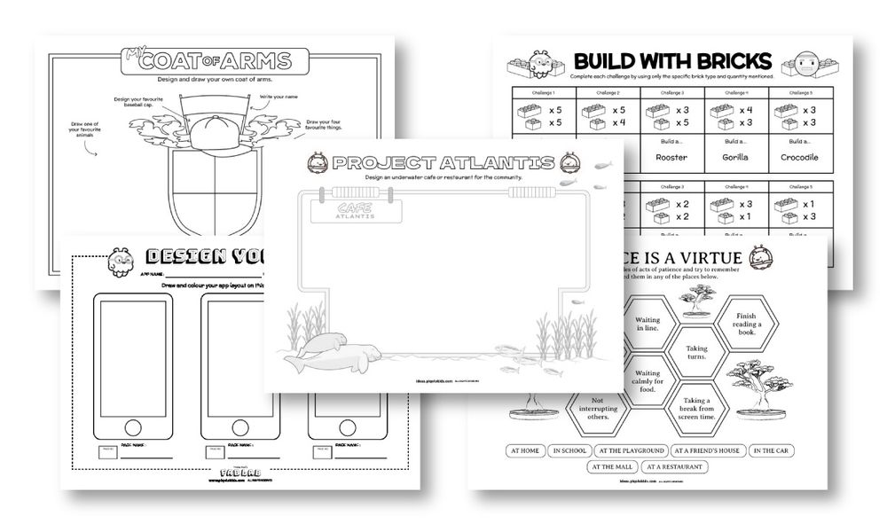 Nurture Student Creativity for a Year: K-3 Printable Bundle
