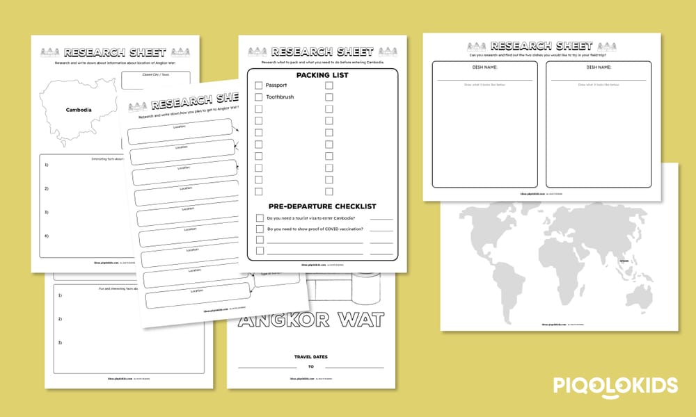 Plan a Field Trip to Ancient Angkor Wat: Elementary Project Based ...