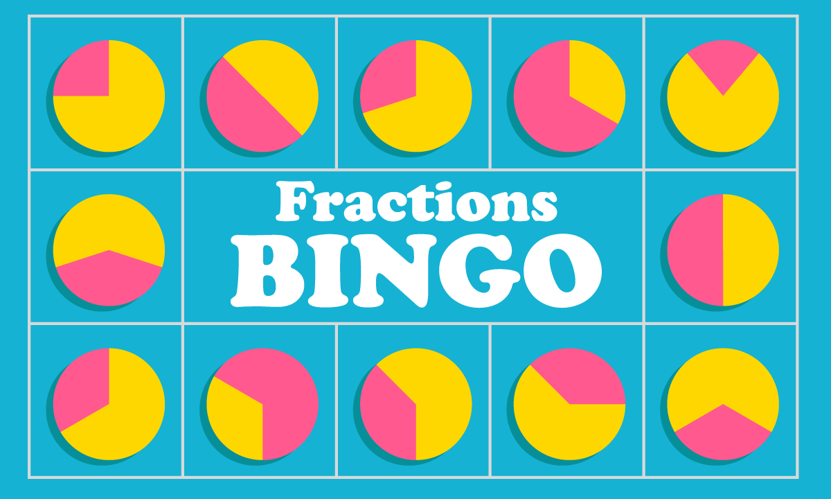 Fractions Bingo Starter Kit: Creative Printable Worksheets for Kids