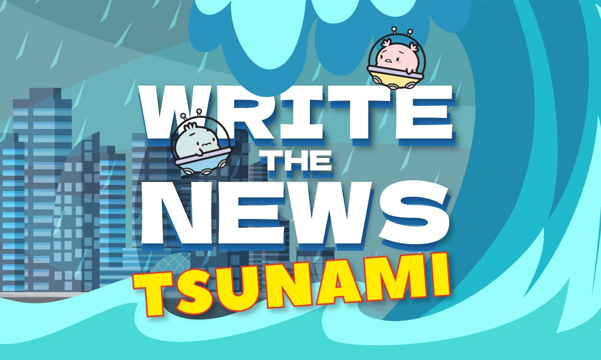 Write the News: Tsunami - Creative Printable Worksheet for Kids