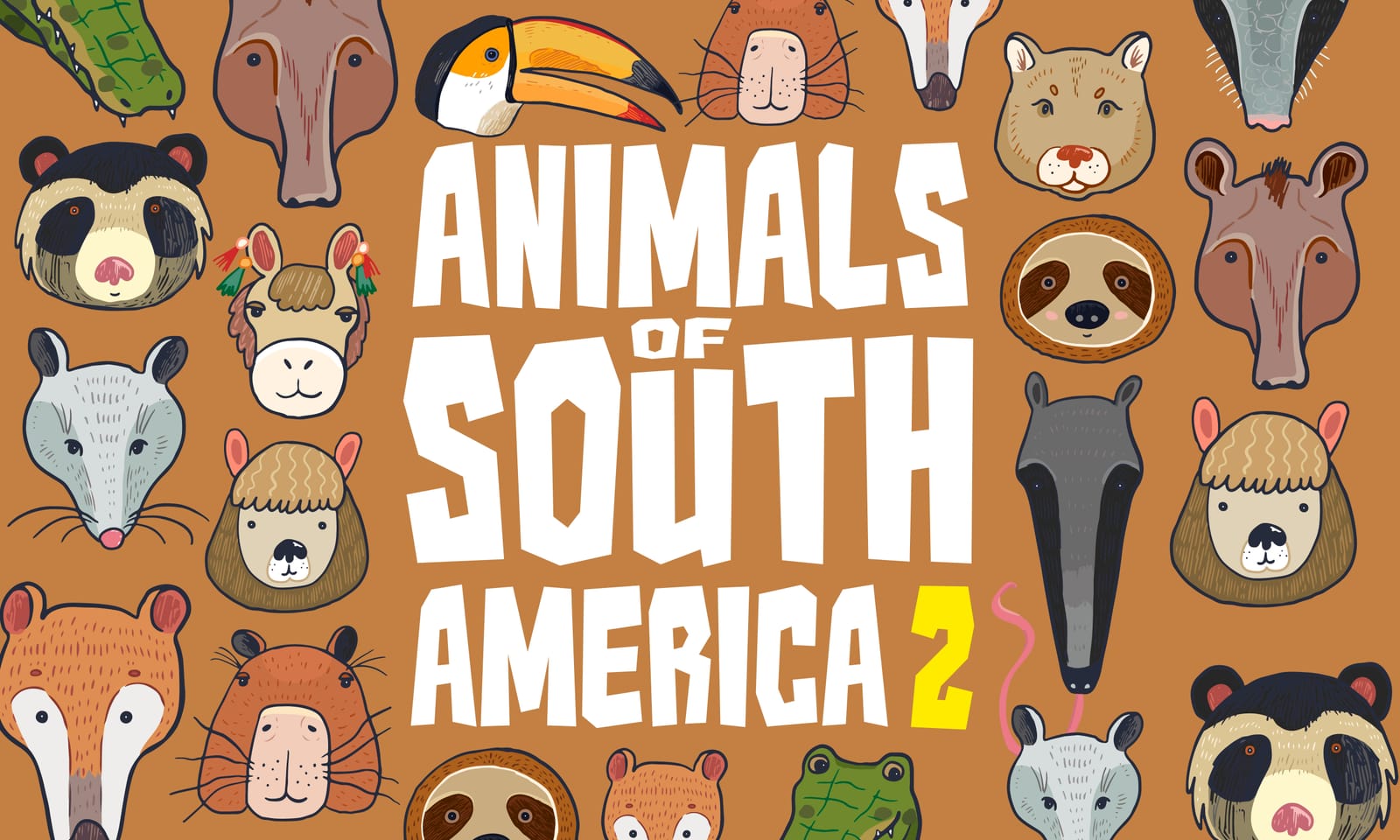 Animals of South America 2: Creative Printable Art and Map Activity for ...