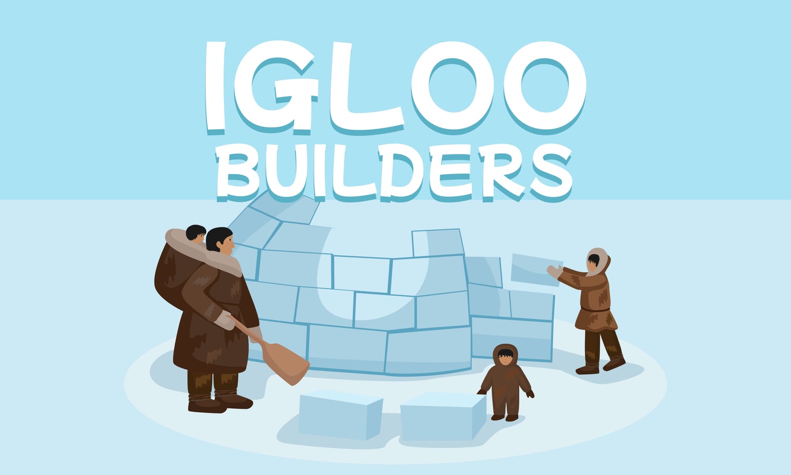 Inuit Igloo Builders: Creative Printable Activity for Elementary Kids