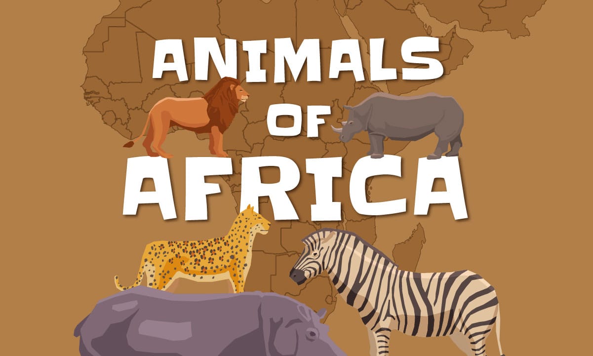 Draw Animals of Africa: Creative Printable Activity for Elementary Kids