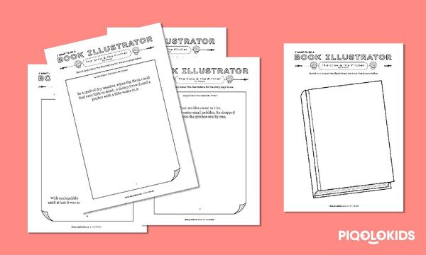 Be a Book Illustrator: Creative Printable Worksheets for Kids
