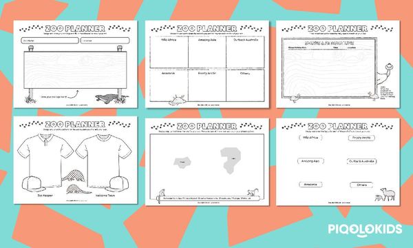Design Your Own Zoo: Creative Printable Worksheets for Kids