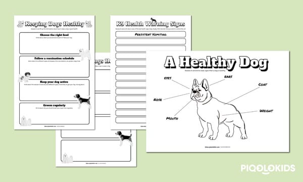 Canine Fitness Month: Creative Printable Worksheets for Kids