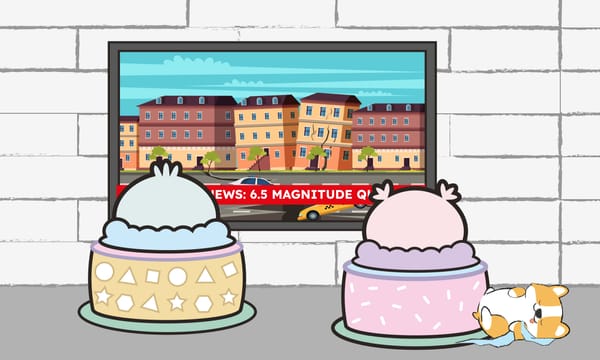 Write the News: Earthquake - Printable Creative Writing Activity for Kids