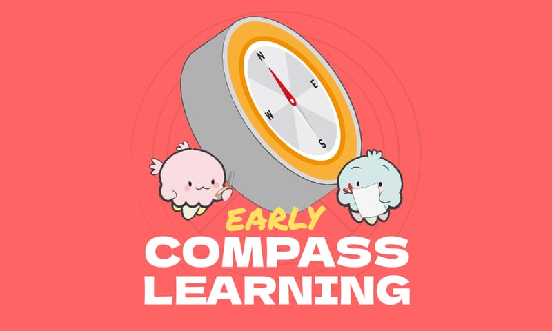 Early Compass Learning for Kids: Printables for Elementary School